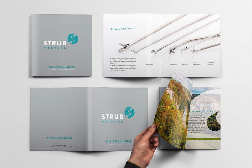 Strub Medical | Image-Broschüre - webtemps werbeagentur
